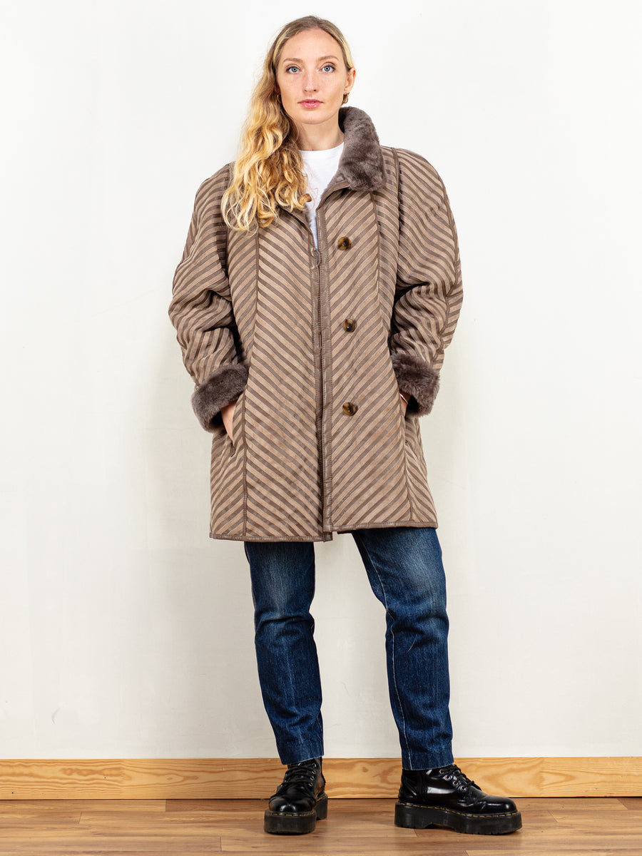 Online Vintage Store | 80's Women Sheepskin Coat | Northern Grip ...