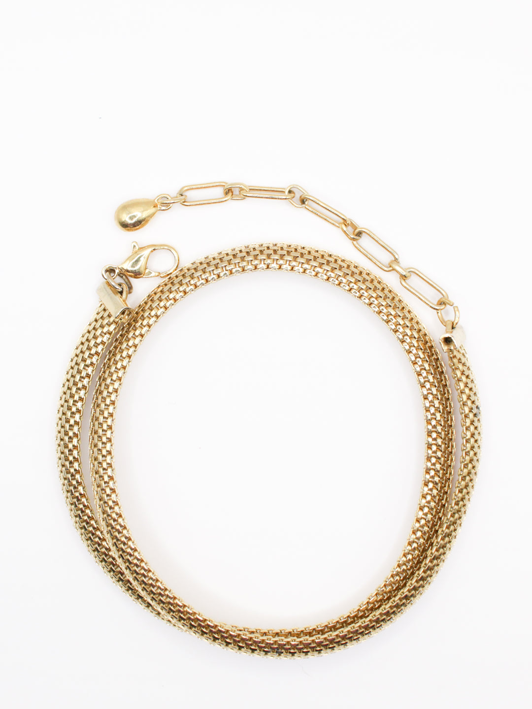 Vintage Gold Mesh Chain Necklace – NorthernGrip