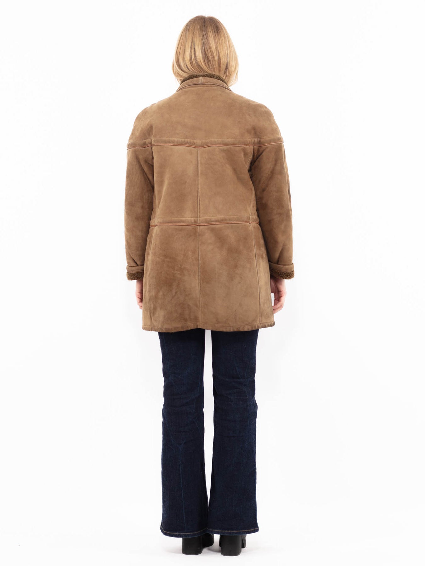 Online Vintage Store | Vintage 80's Women Sheepskin Coat in Brown ...